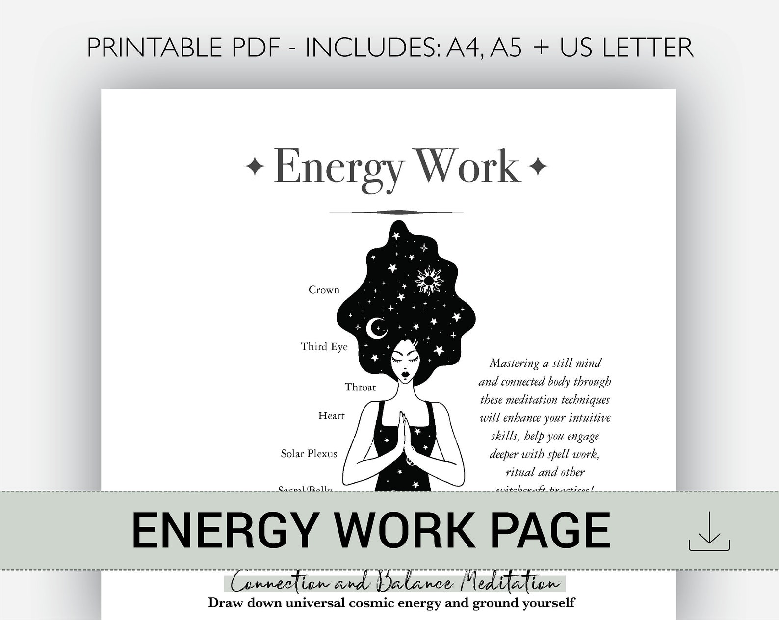 Energy Work: Witch Meditation Technique Add to Your Witch Diary / Book ...