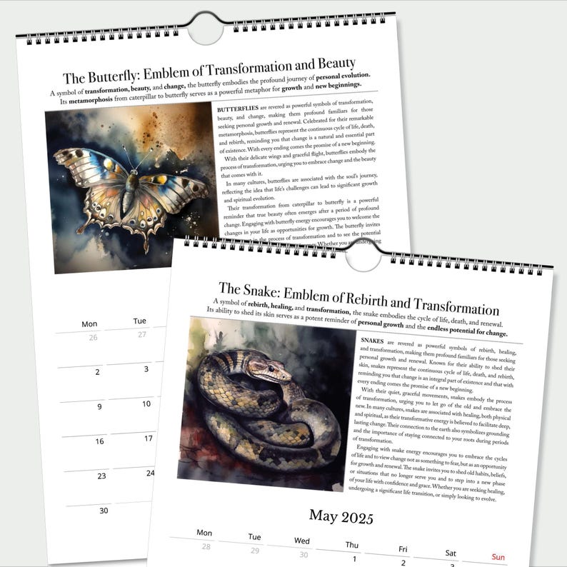 2026 Witch Familiars Calendar – Monthly Spirit Animal Guides, Rituals ...