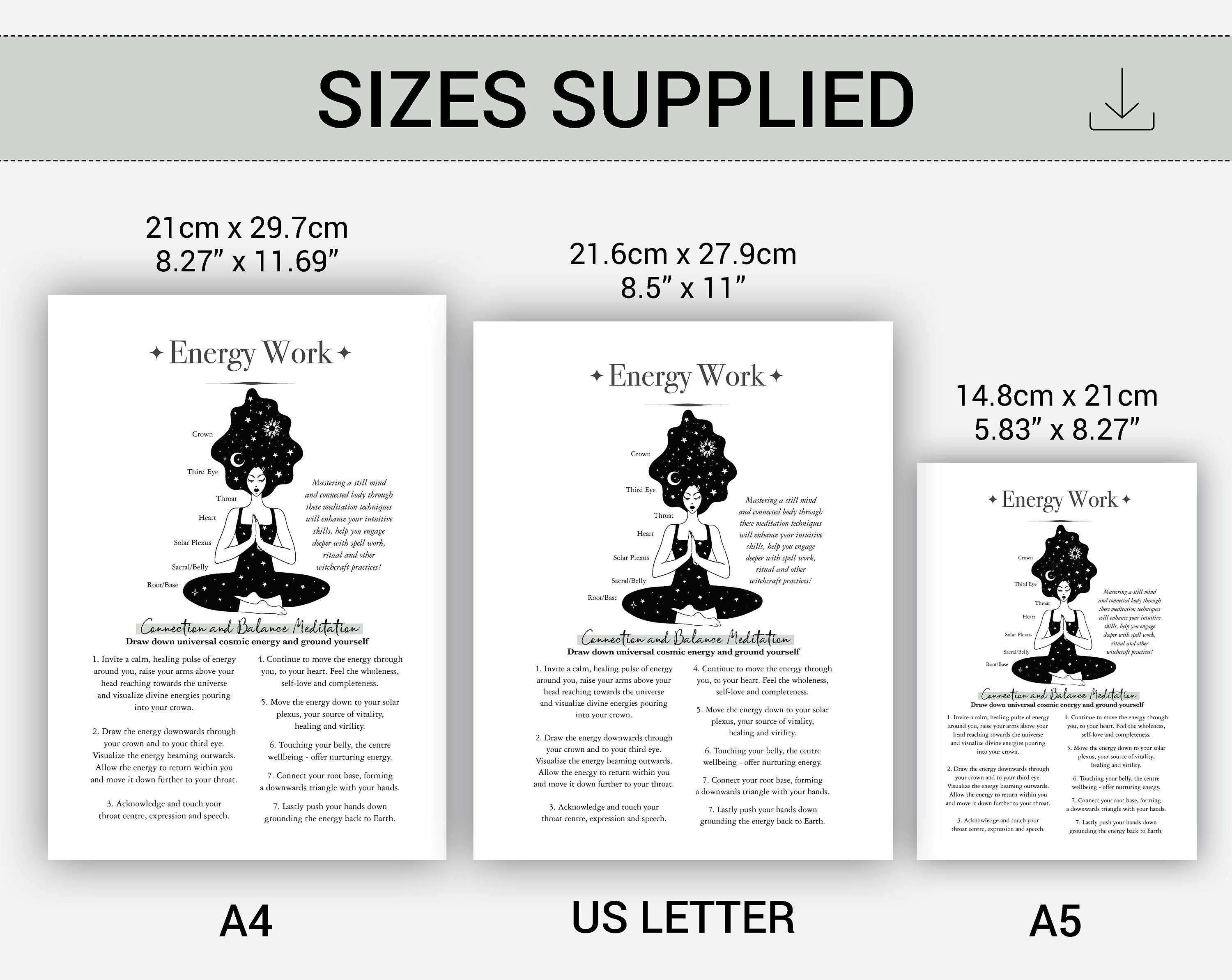 Energy Work: Witch Meditation Technique Add to Your Witch Diary / Book ...