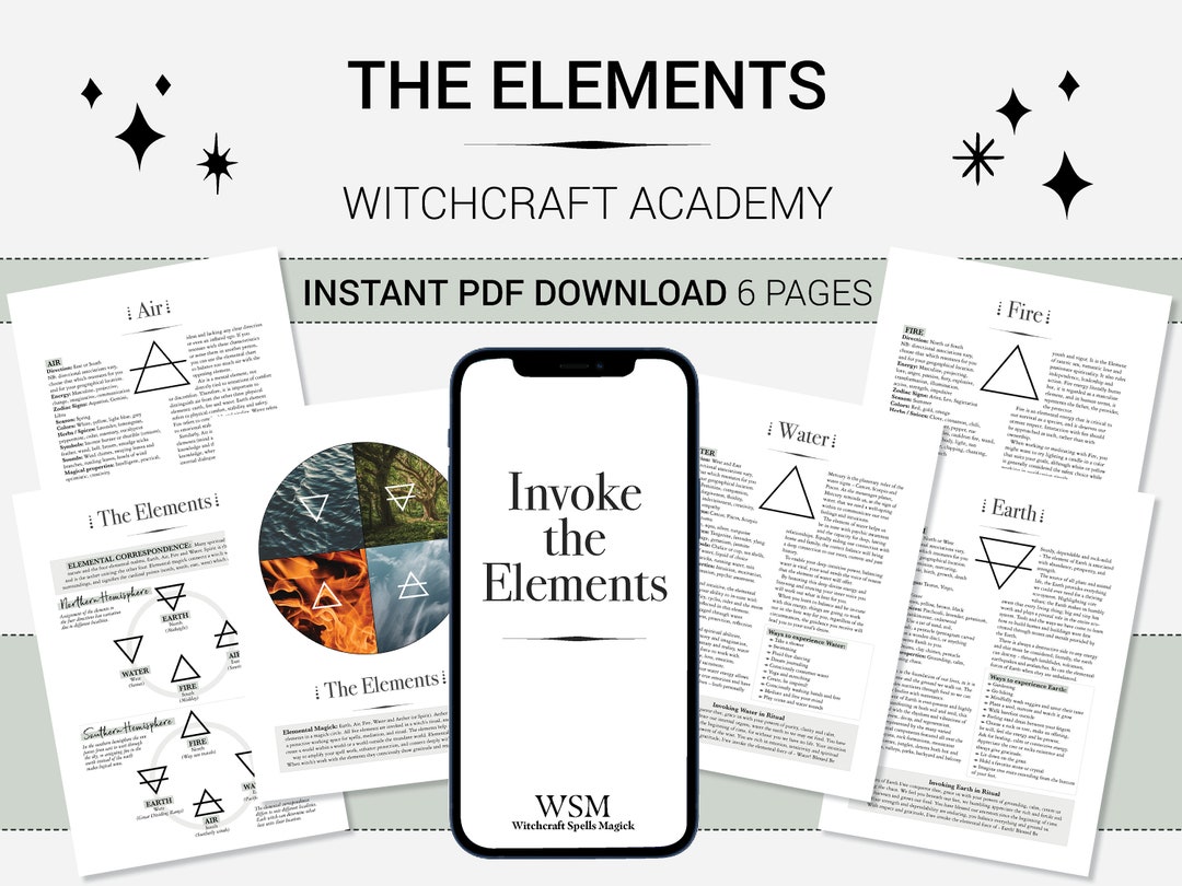Elemental Magick - Natural Magic - Witchcraft Spells Magick - Witch ...
