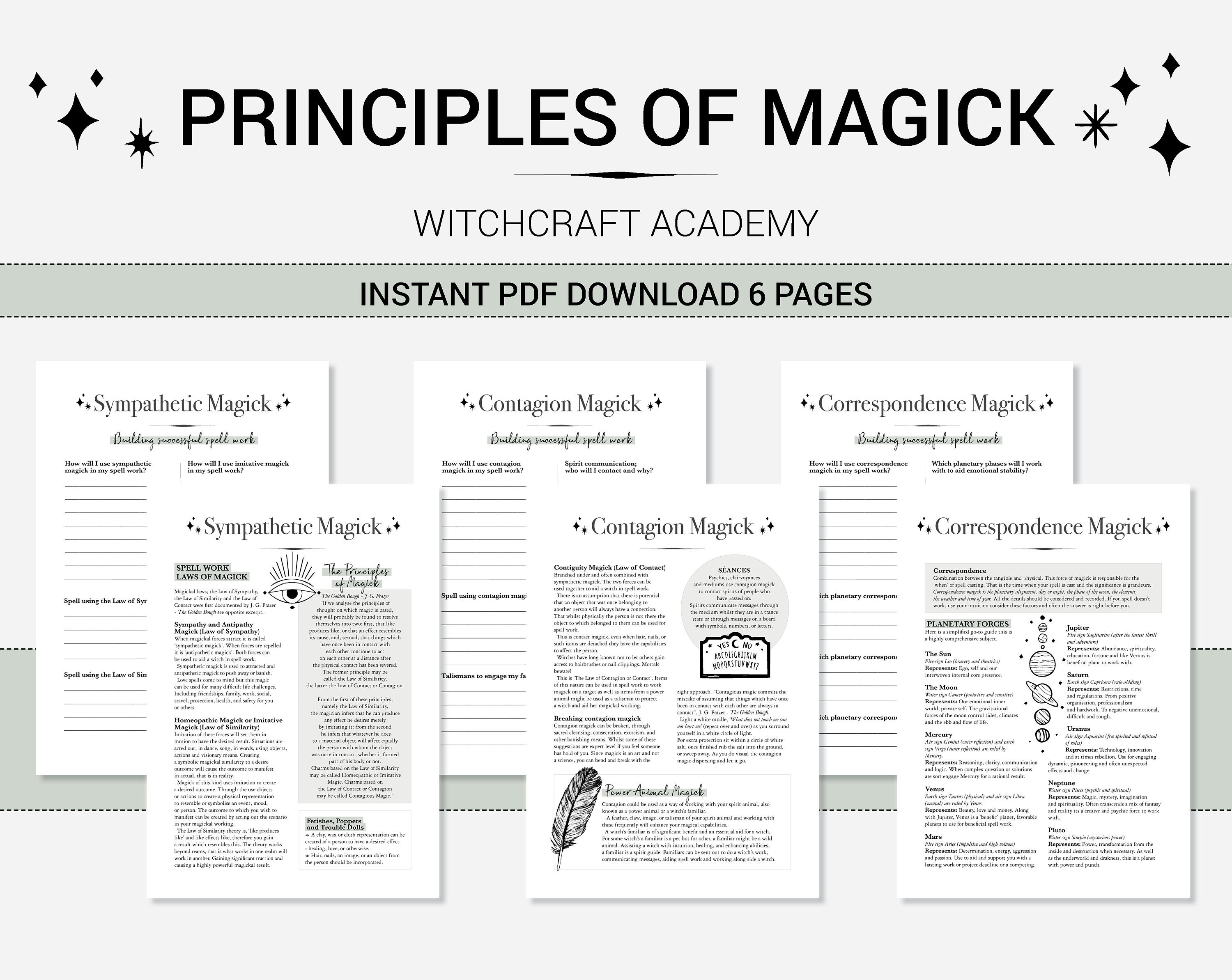 The Principles of Magick - Witchcraft Spells Magick - Witch Academy ...