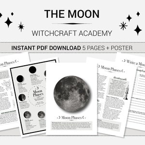 Moon Cycles Lunar Phases - Witchcraft Spells Magick - Witch Academy ...