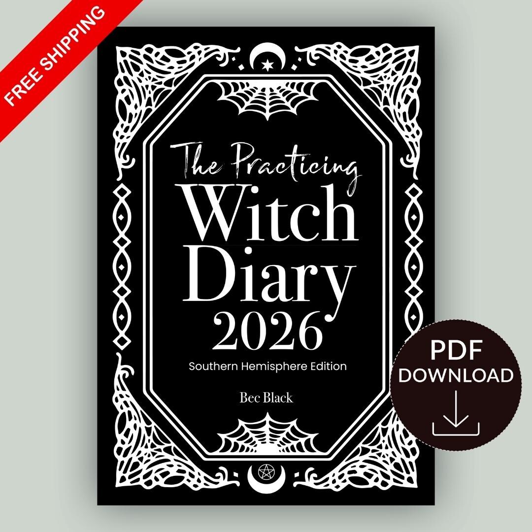 The Practicing Witch Diary 2026 - Southern Edition, Book of Shadows ...