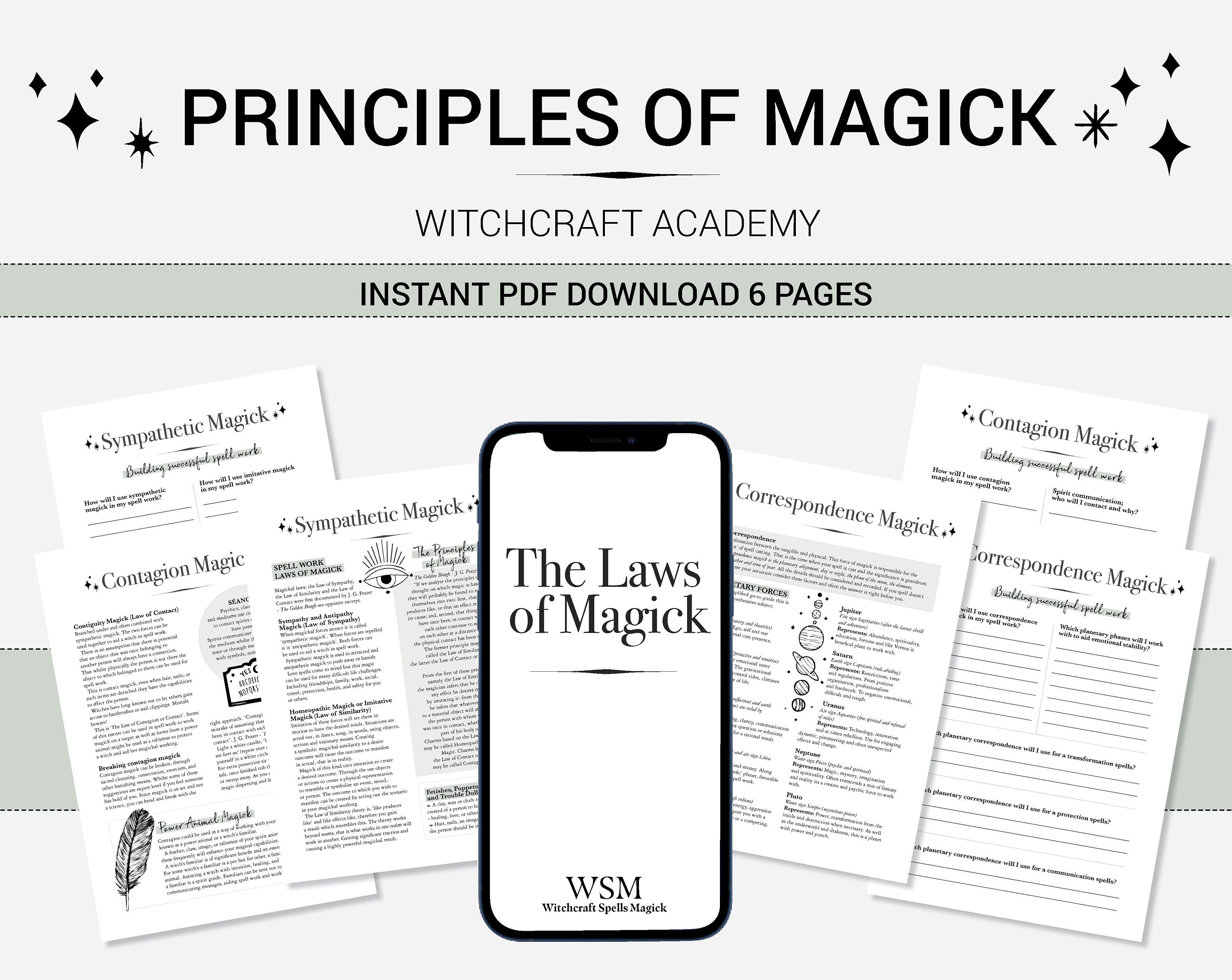 The Principles of Magick - Witchcraft Spells Magick - Witch Academy ...