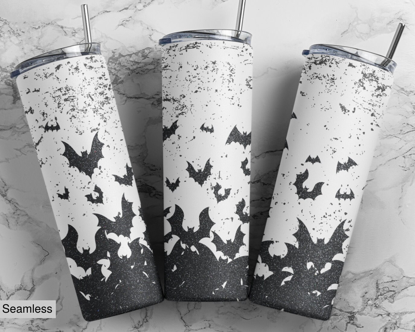 Bats Halloween 20oz Sublimation Tumbler Ready to Ship - Etsy