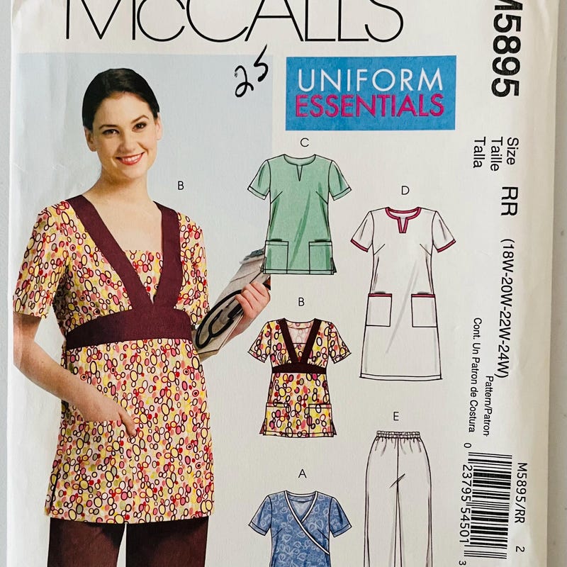 Scrubs Pattern - Etsy