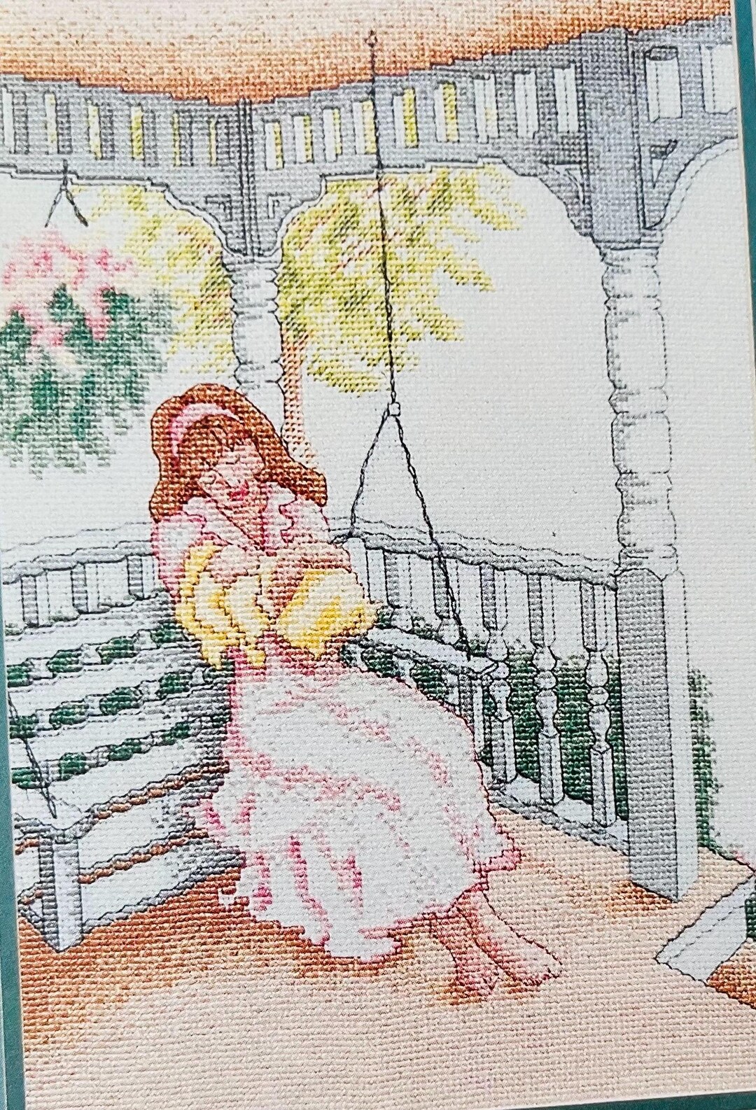 Swing Time Country Porch Cross Stitch Pattern Leaflet, Sharon ...