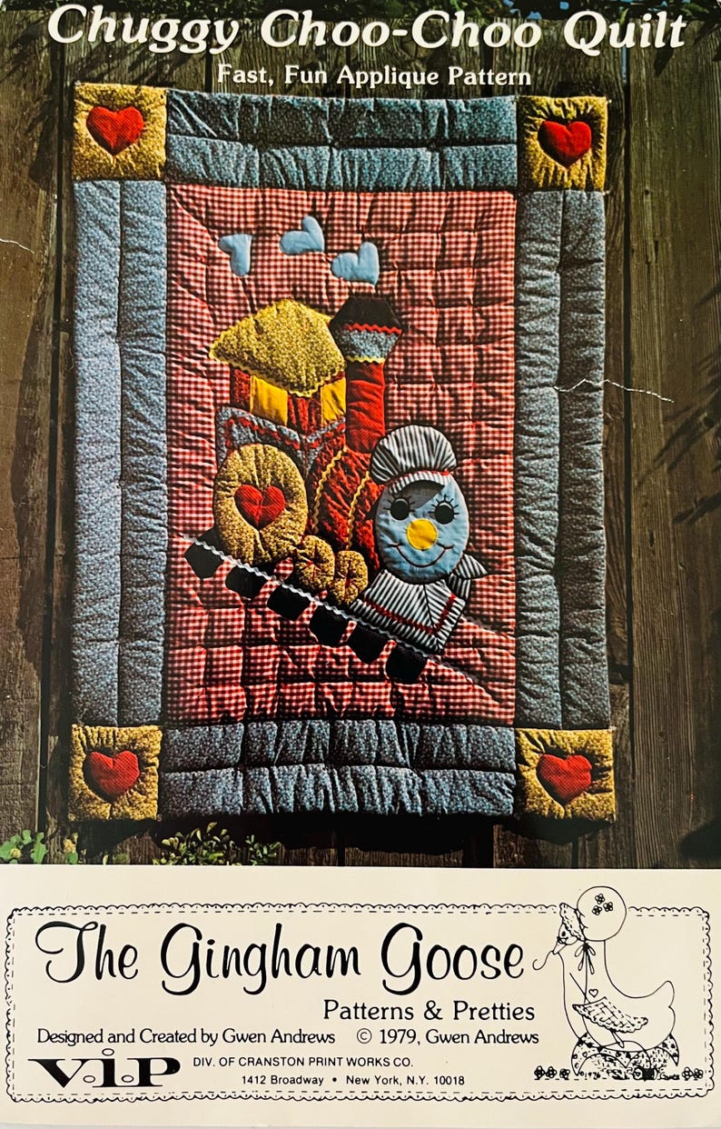 Chuggy Choo-choo Quilt Pattern, the Gingham Goose GGP-009, by Gwen ...