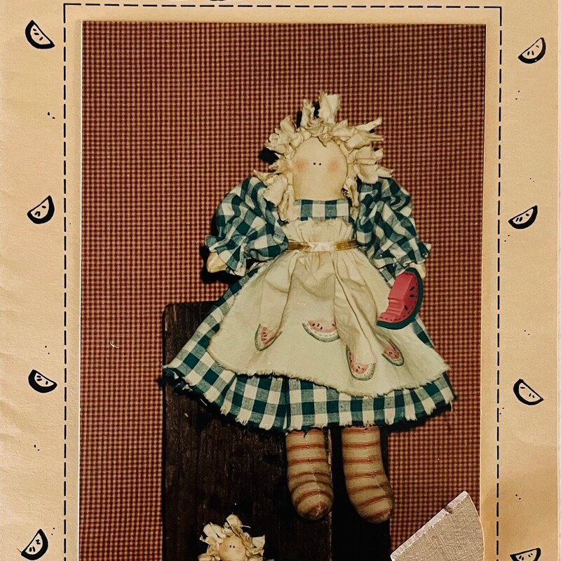 Primitive Rag Doll - Etsy