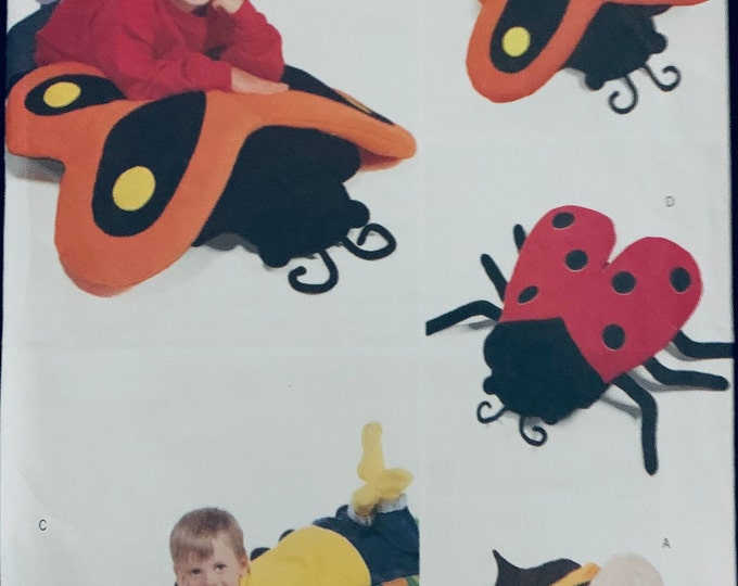 Butterick 6429, Bug Pillow Covers Pattern, Floor Pillows for Kids - Etsy