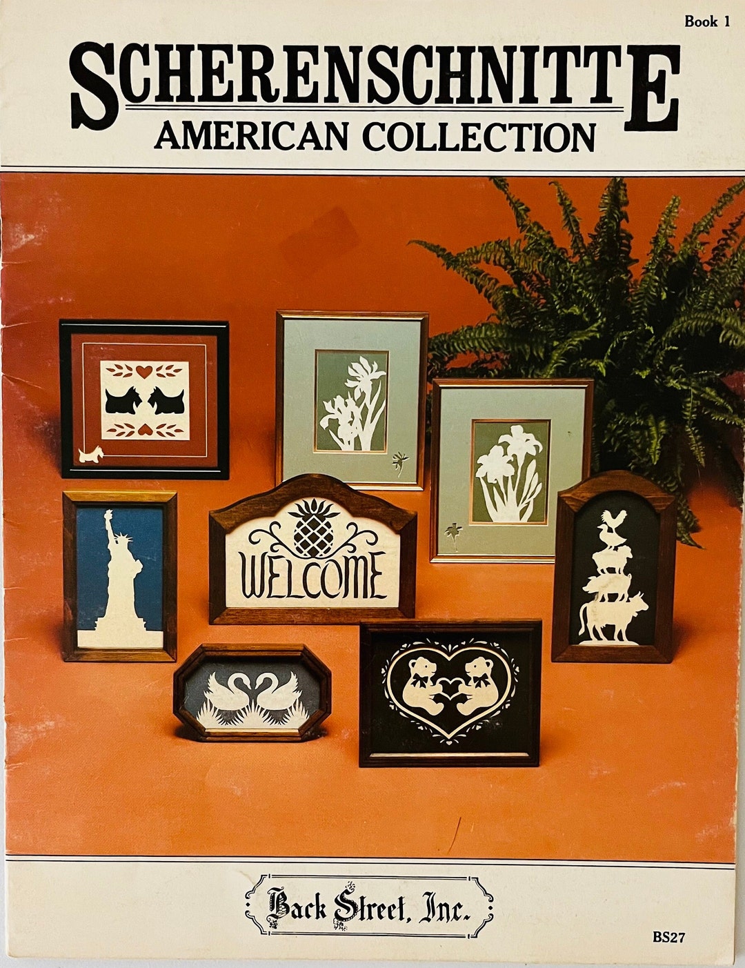 Scherenschnitte Book 1 BS-27, american Collection, by Pam Neely, Back ...