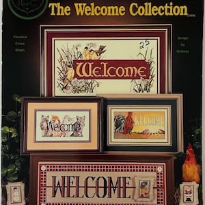 The Welcome Collection, Counted Cross Stitch Pattern, Cross My Heart ...