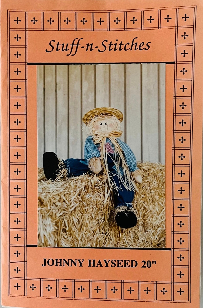 Scarecrow Doll Pattern, "johnny Hayseed" Stuff-n-stitches, Designed by ...