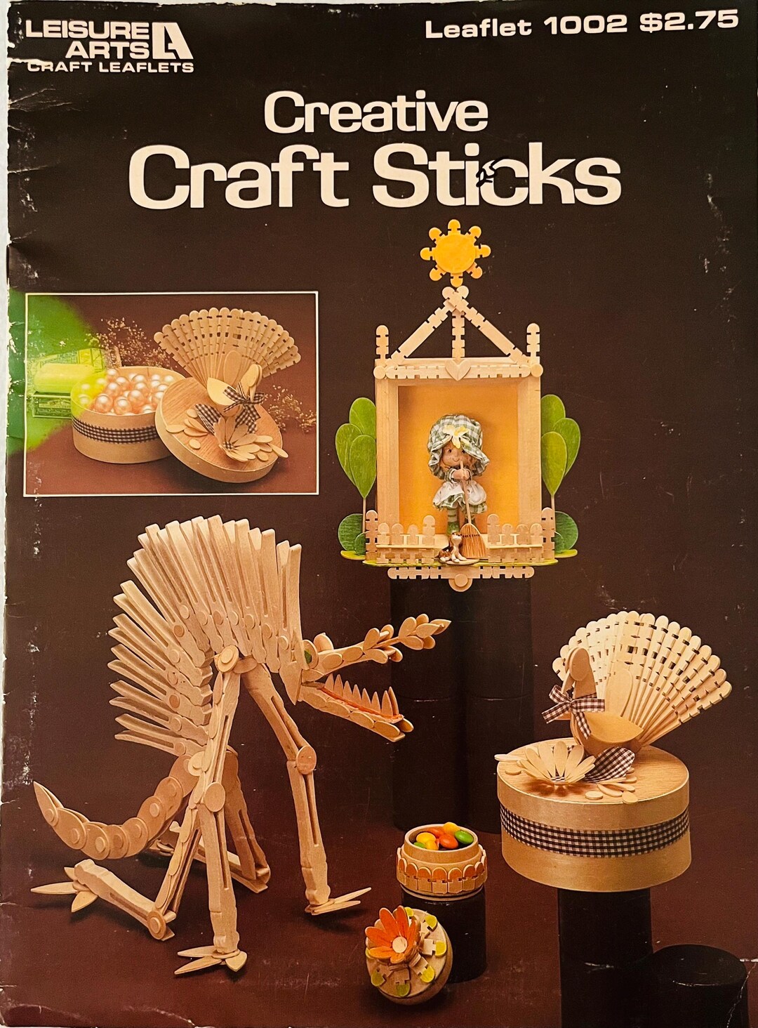 Creative Craft Sticks: Leisure Arts Leaflet {#1002} - Etsy