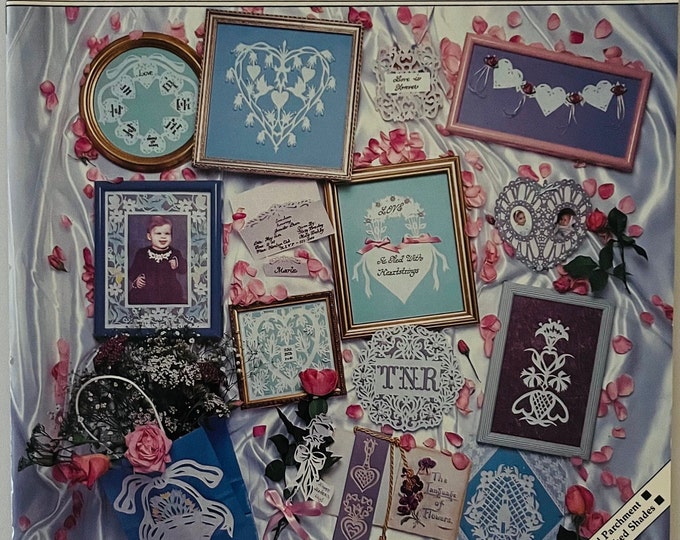 Scherenschnitte Book 26 BS-75, hearts & Flowers, Designs by Cynthia ...