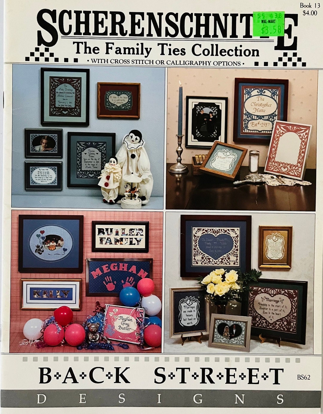 Scherenschnitte Book 13 BS62, the Family Ties Collection, by Pam Neely ...