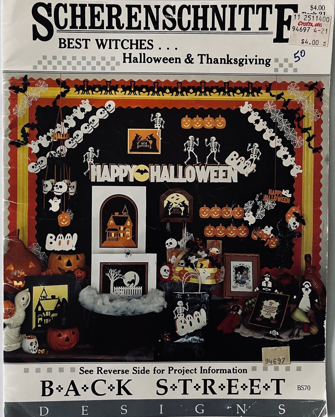 Scherenschnitte Book 21 BS-70, best Witches...halloween & Thanksgiving ...