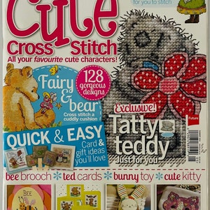 Cute Cross-stitch, Summer 2014, British Cross Stitch Magazine - Etsy