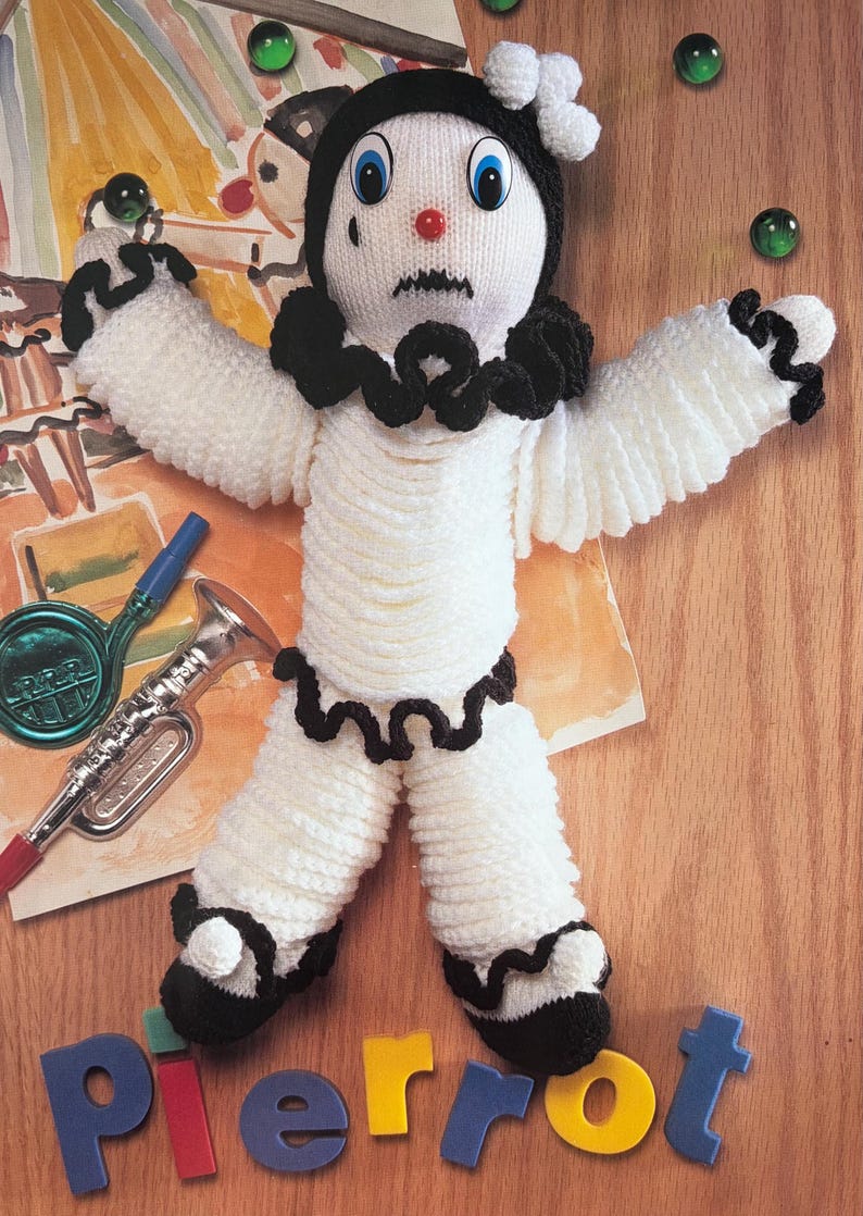 Bendies Knit & Crochet Doll Pattern: 7 Colourful Characters Leaflet ...