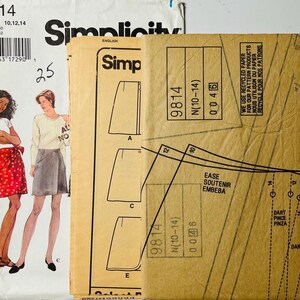 Simplicity 9814, Misses' Set of Skirts Pattern - Etsy