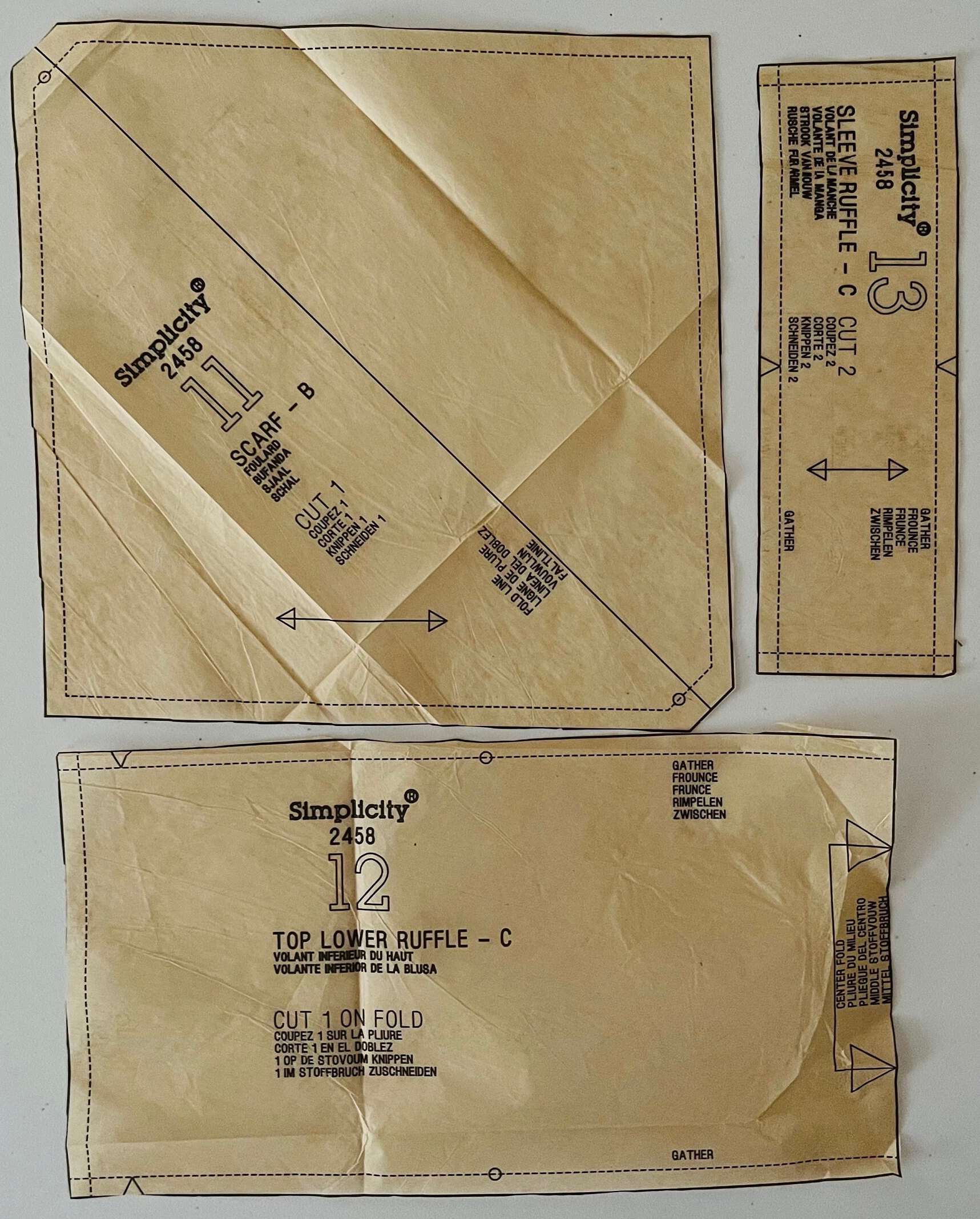 Simplicity 2458, 18 Doll Clothes, Designed by Teri - Etsy