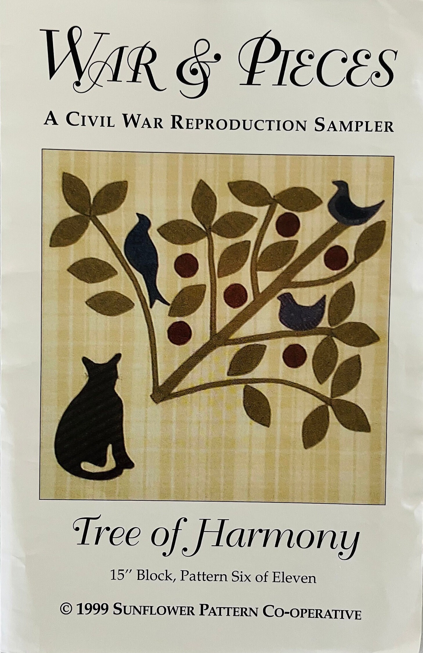 War & Pieces, tree of Harmony WP6, Civil War Reproduction Sampler ...