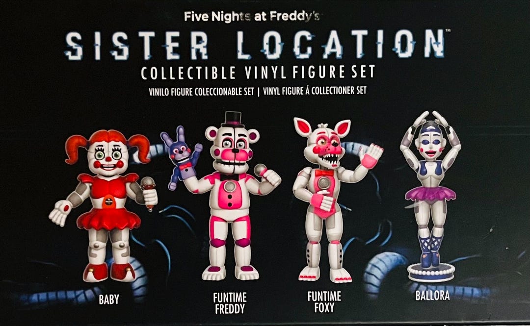 Five Nights at Freddy's, "sister Location", Collectible Vinyl Figure ...
