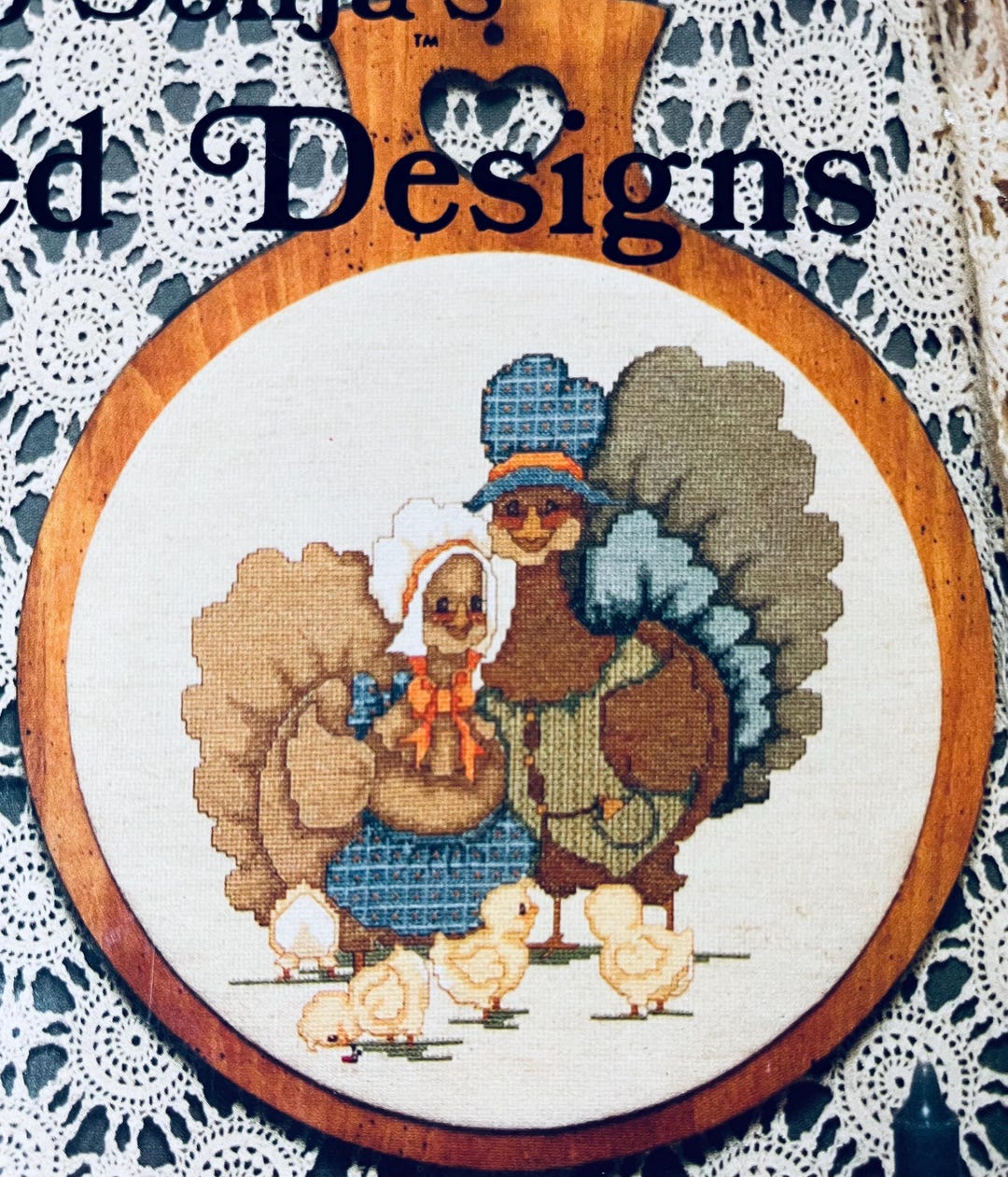 Jo Sonja's Counted Cross Stitch Pattern Booklet: Turkeys, Cow, Sailboat ...