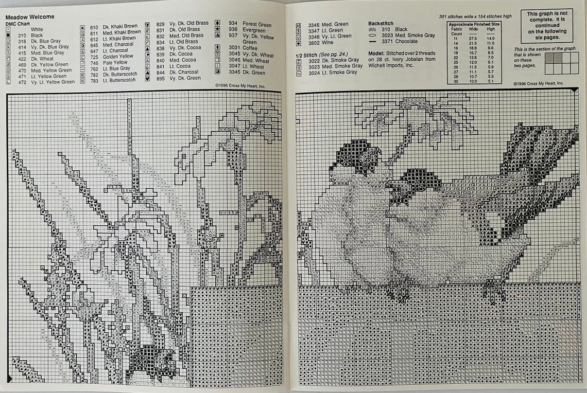 The Welcome Collection, Counted Cross Stitch Pattern, Cross My Heart ...