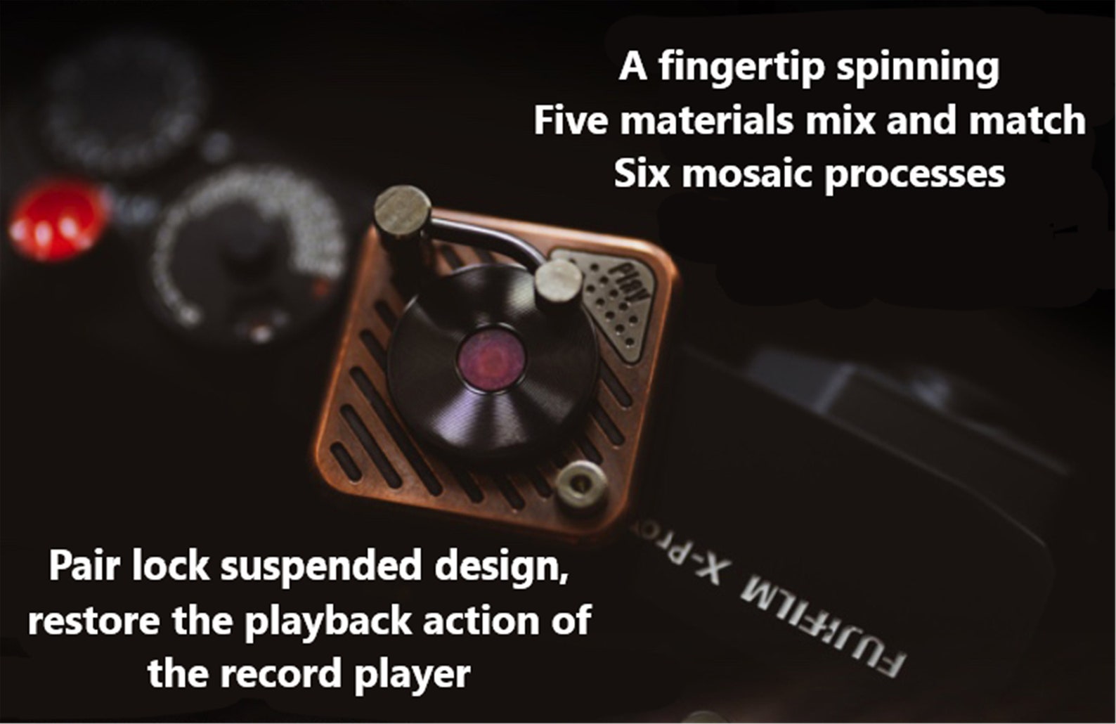 Vinyl Record Players/fidget Spinner/metal Toys Dz | Etsy