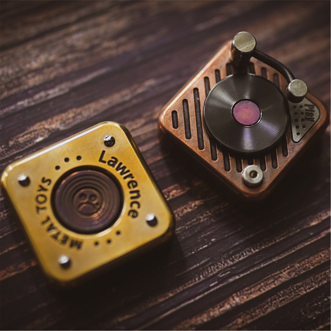 Vinyl Record Players/fidget Spinner/metal Toys Dz | Etsy