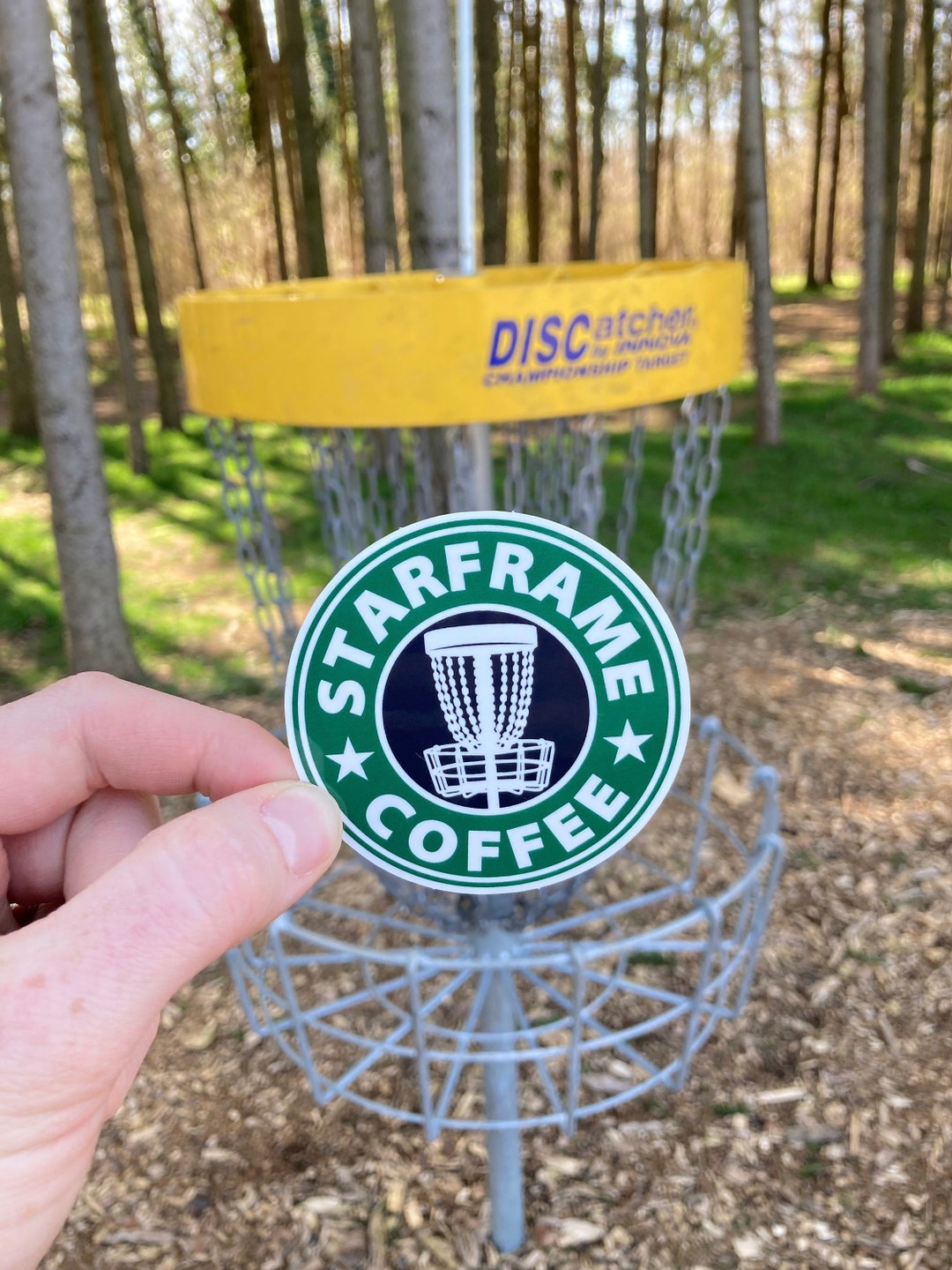 Disc Golf Stickers Starframe Coffee Disc Golf Frisbee Golf - Etsy
