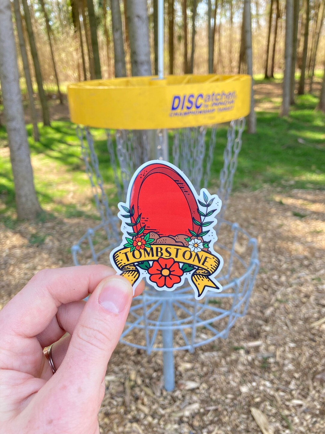 Disc Golf Stickers Tombstone Disc Frisbee Golf Sticker - Etsy