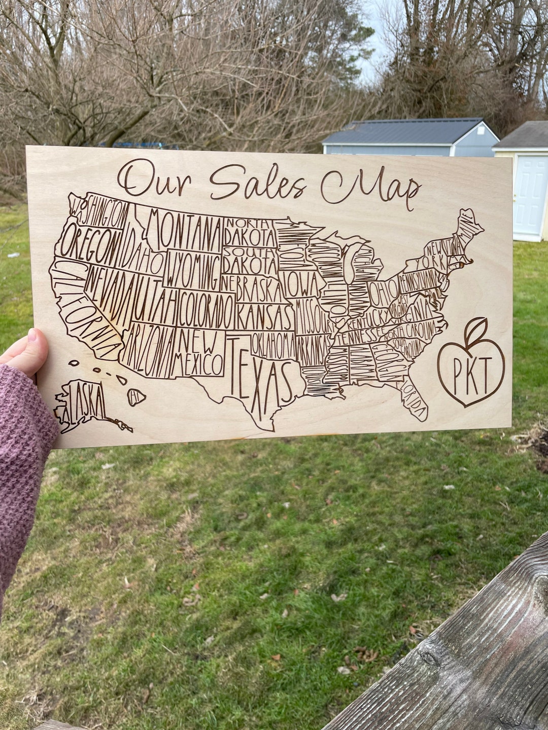 Sales Map TRACK YOUR SALES Small Business - Etsy