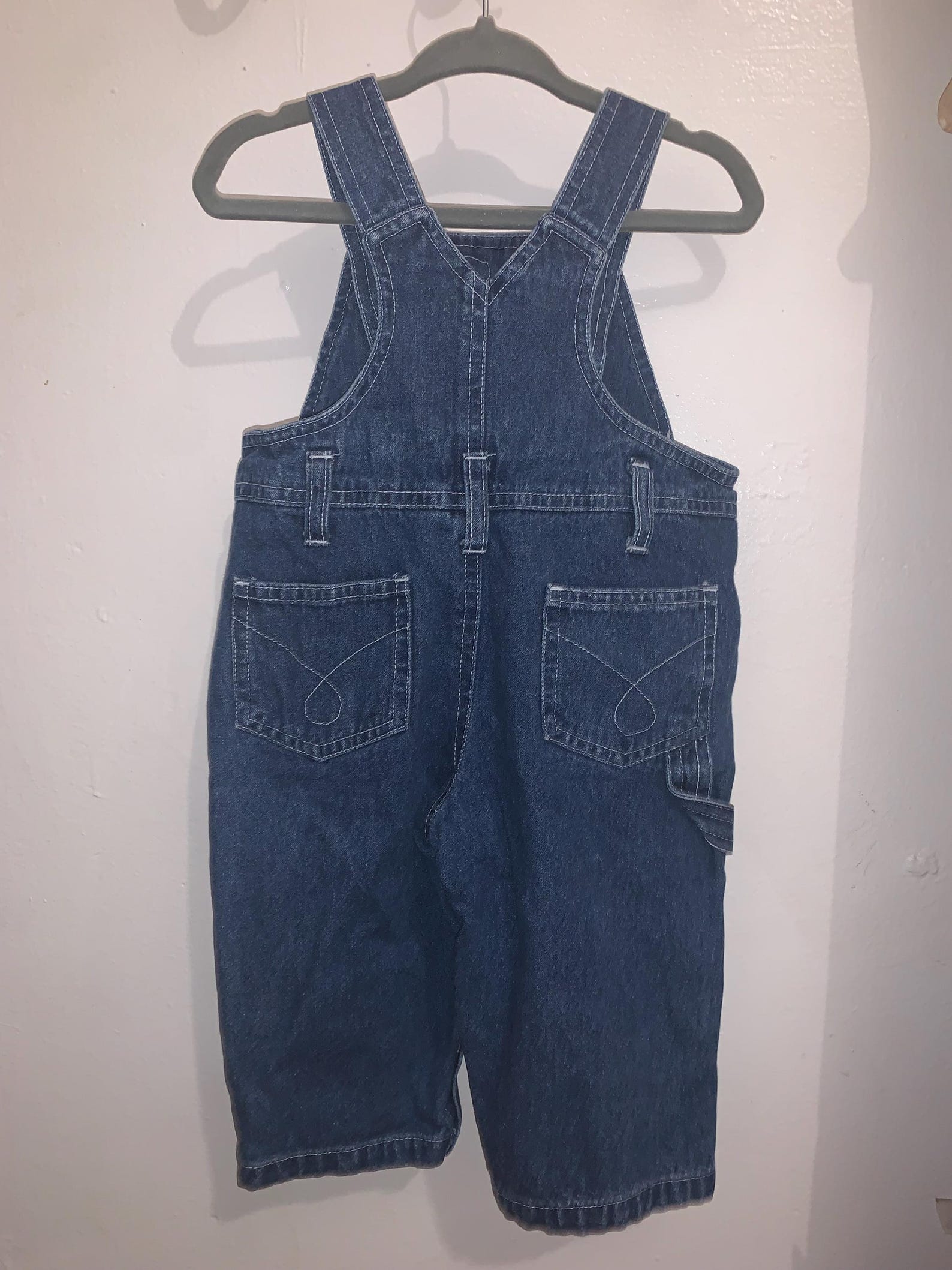 Vintage Baby Western Horse Embroidered Denim Bib Overalls , Wild Wild ...