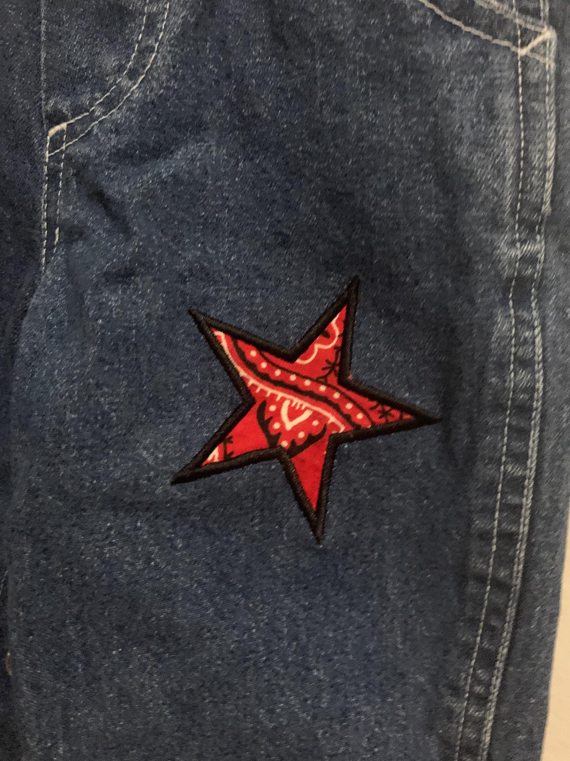 Vintage Baby Western Cowboy Horse Embroidered Denim Bib Overalls , Wild ...