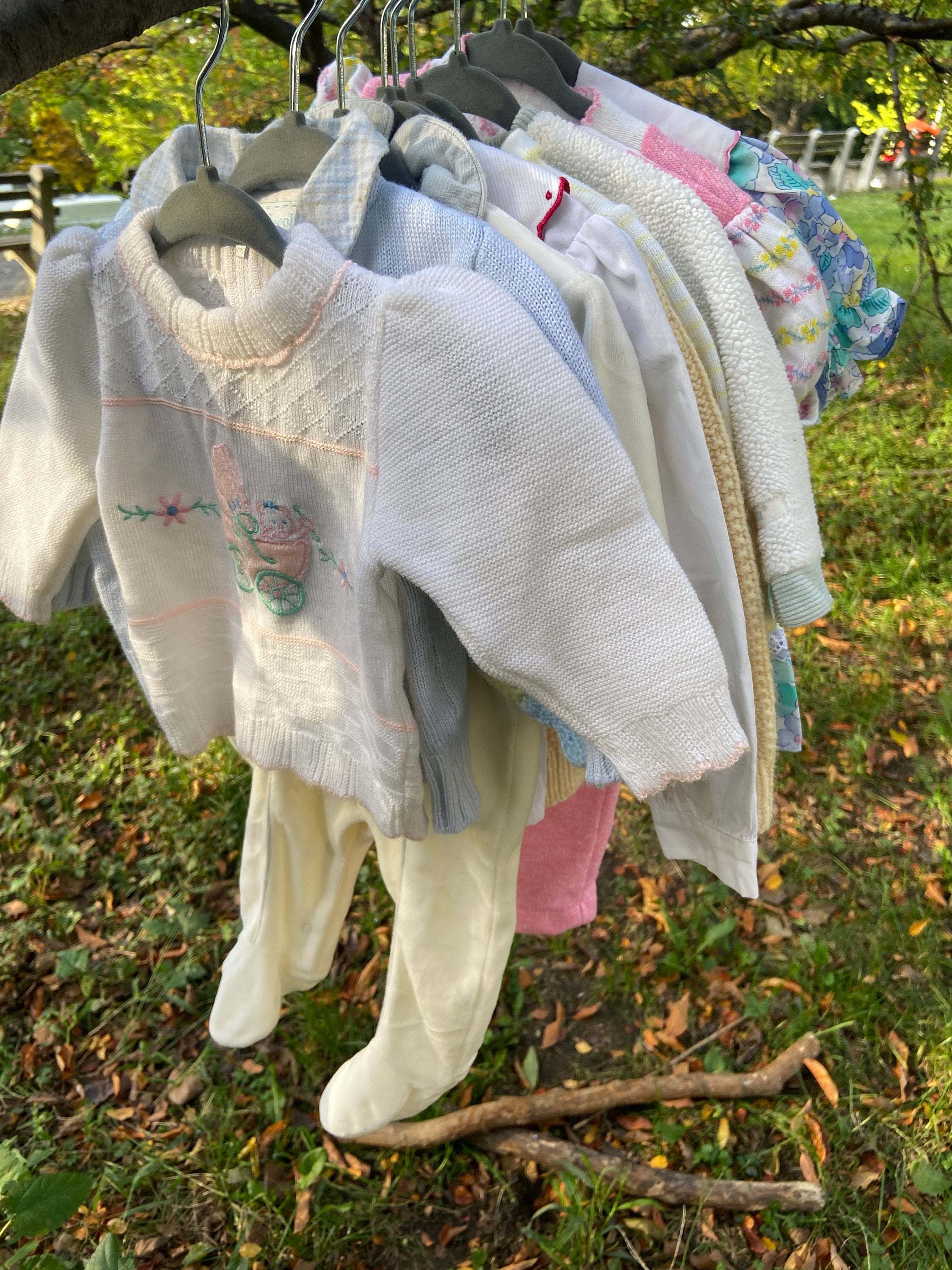 MYSTERY Vintage Baby Clothing Box 4 Clothing Items 1 Accessory ...