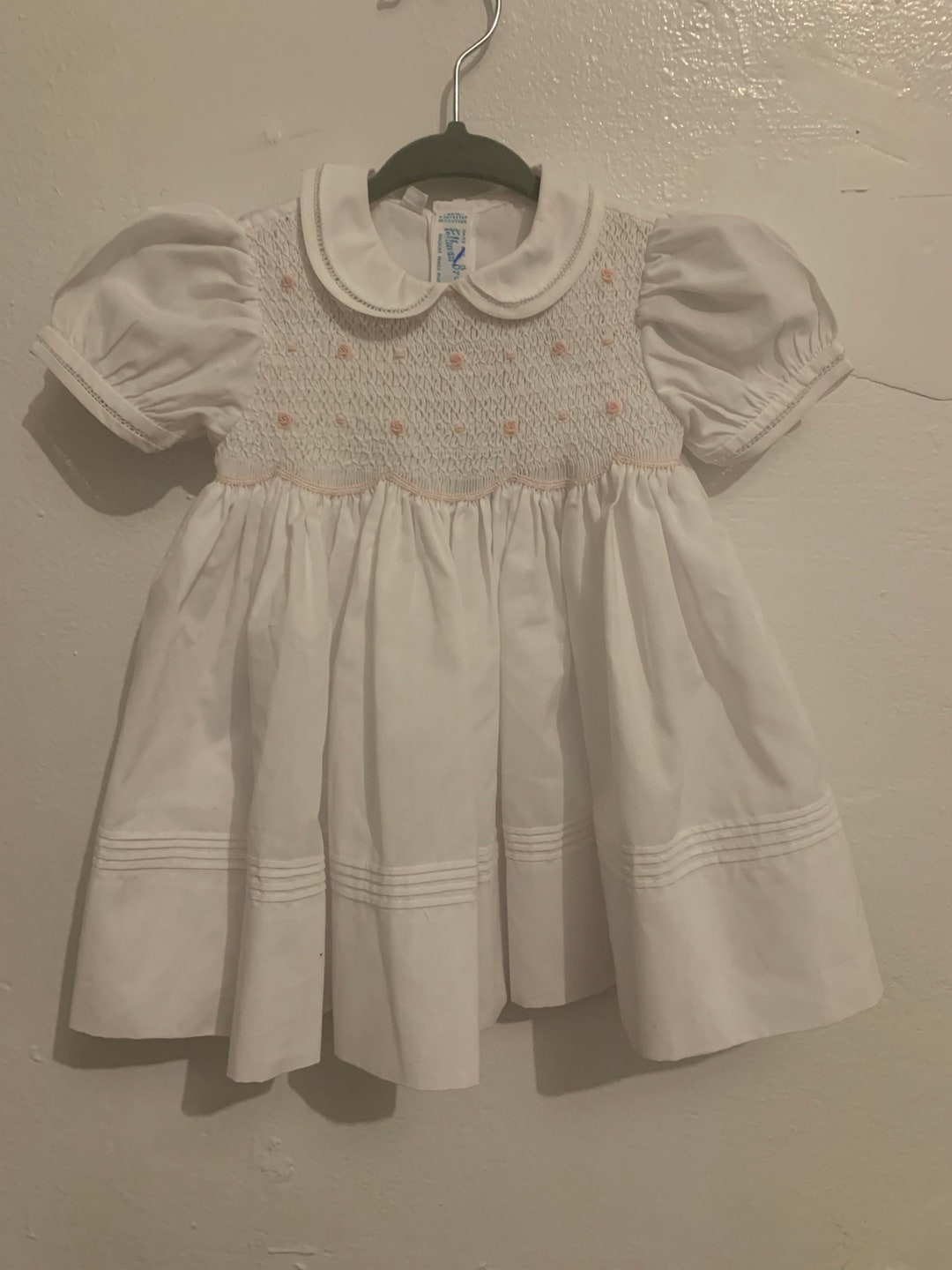 Feltman Brothers White Smocked Baby Dress - Etsy