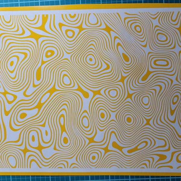 Topographic Stencil - Etsy