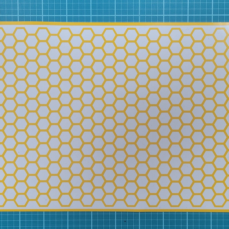 Hexagon Stencil - Etsy