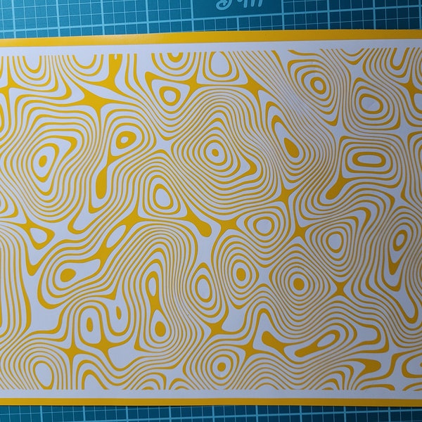 Topographic Stencil - Etsy UK