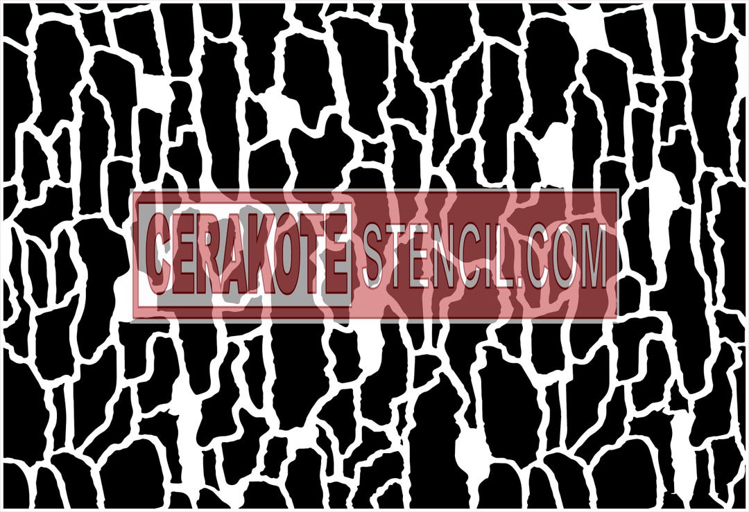 Tree Bark Camo Stencil Design: Instant Digital Download SVG for ...