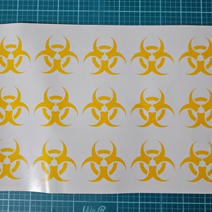 BIOHAZARD Stencil | BIOHAZARD Pattern | Cerakote, Duracoat, Gunkote ...