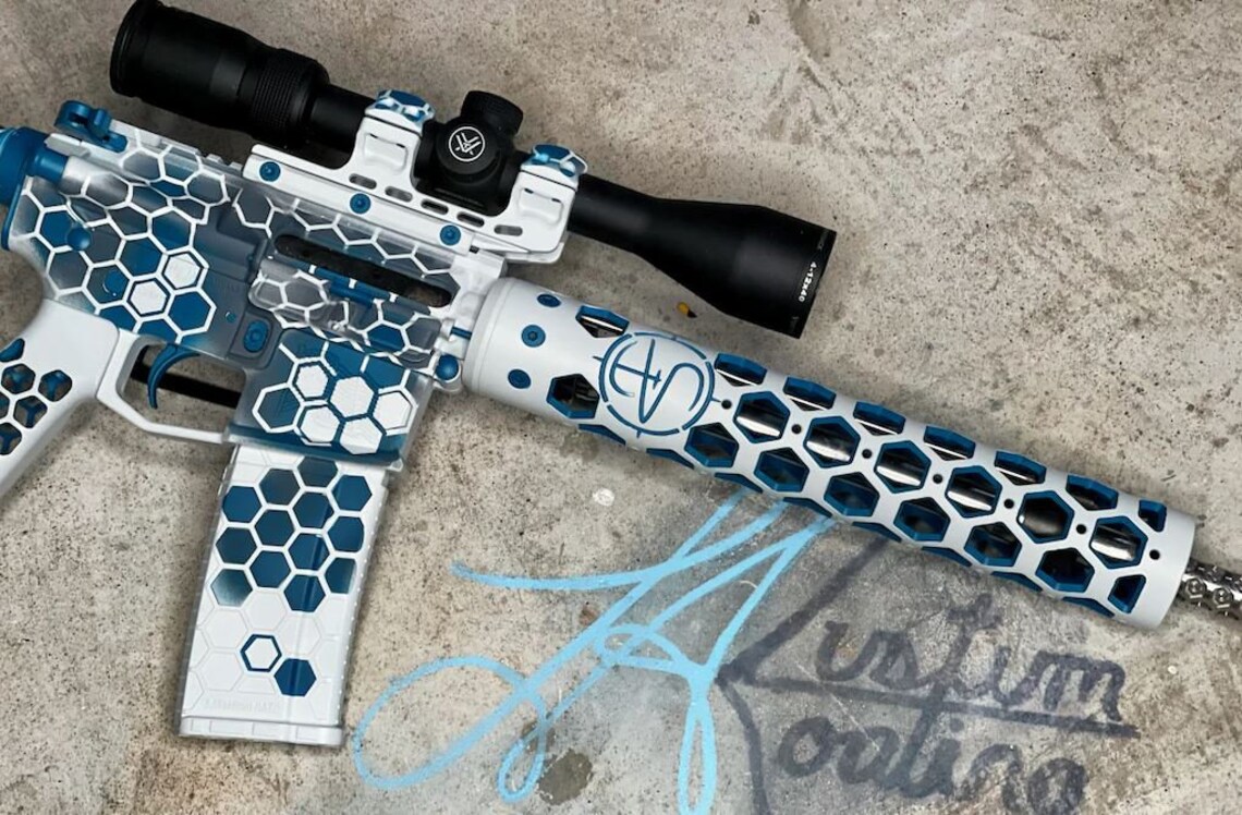 Honeycomb Hex Camo Stencil | Cerakote, Durakote, Gunkote, Krylon - DIY ...