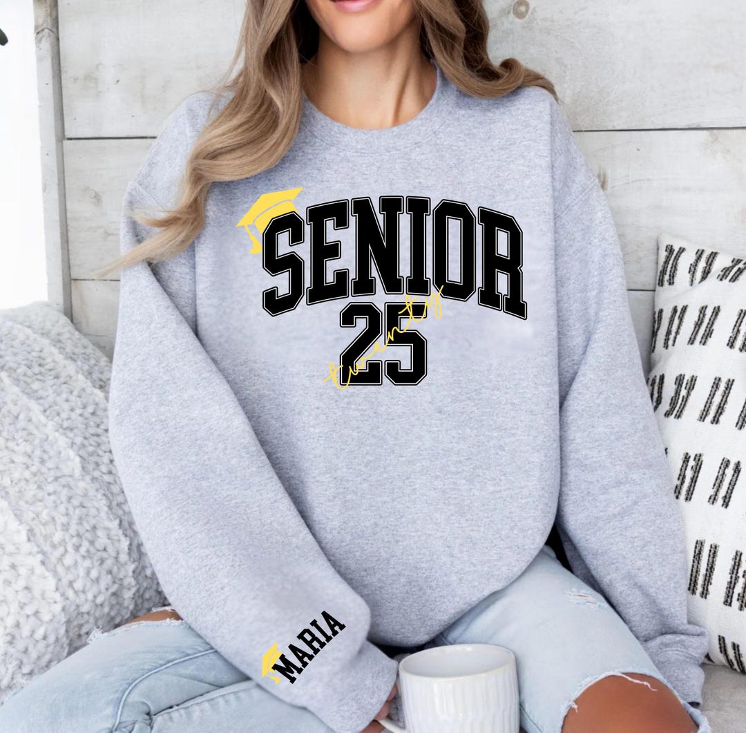 Custom Senior 2025 Sweatshirt, Graduation 2025 Hoodie, Senior Gift ...