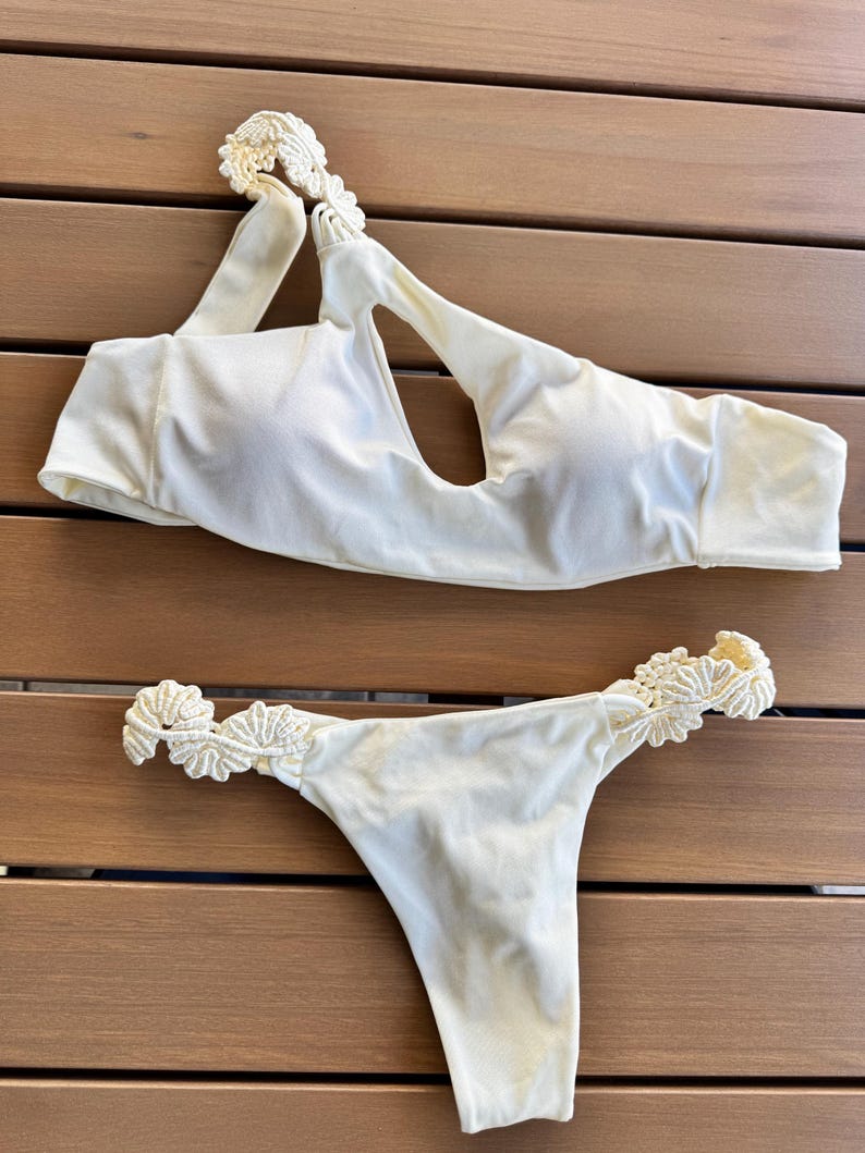 Macrame Swimsuit Bikini 2 Pieces | Handmade Macrame Swimsuit | Swimsuit ...