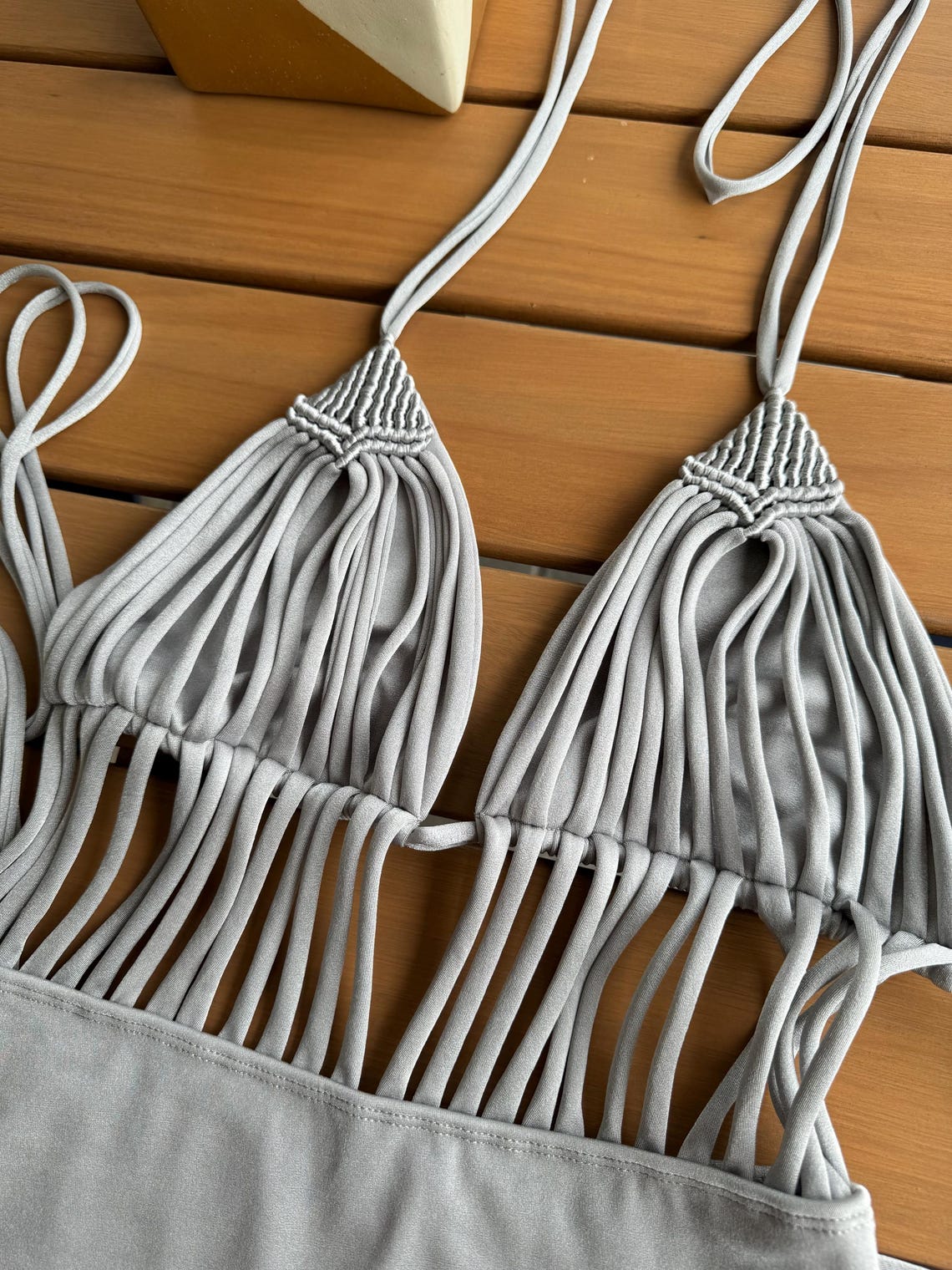 Macrame Swimsuit Bikini 2 Pieces | Handmade Macrame Swimsuit | Swimsuit ...