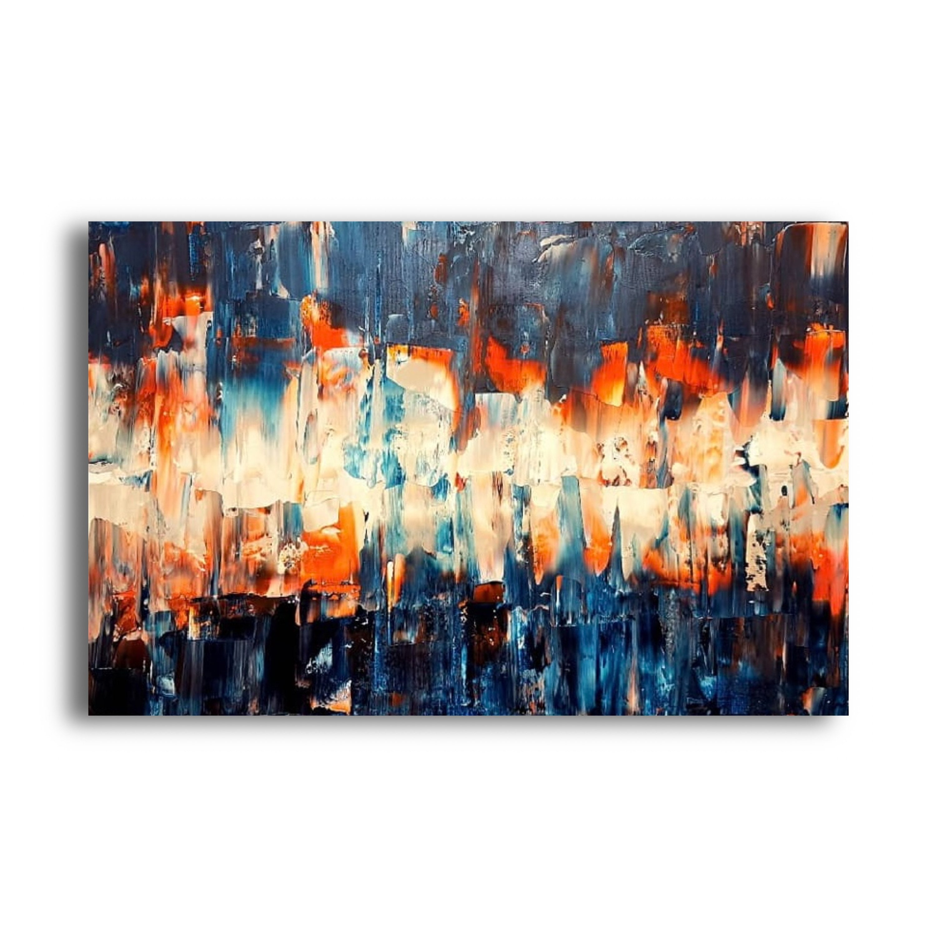 Acryl auf Leinwand 60 x 40 abstrakte Malerei Unikat | Etsy