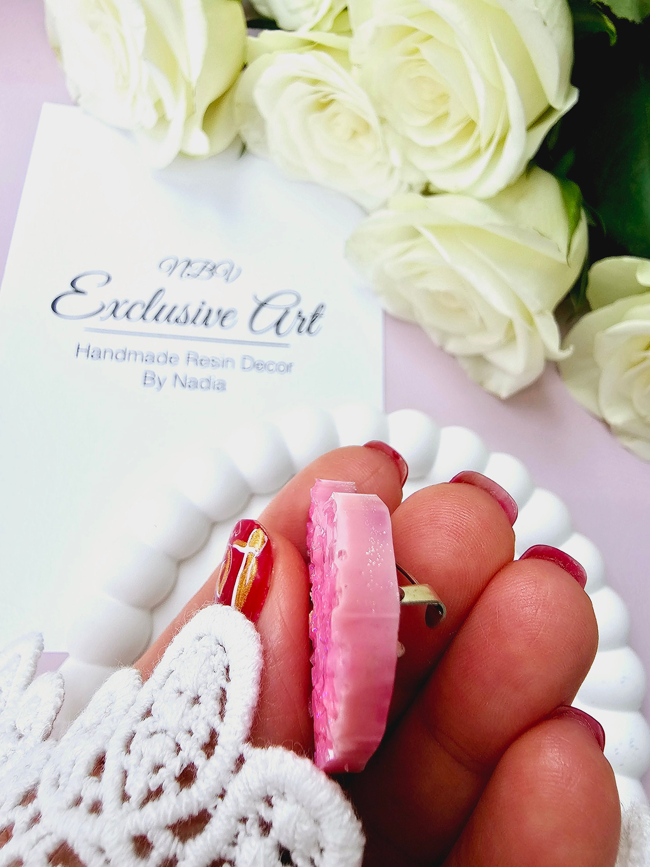 Heart Shape Broache/ Handmade - Etsy