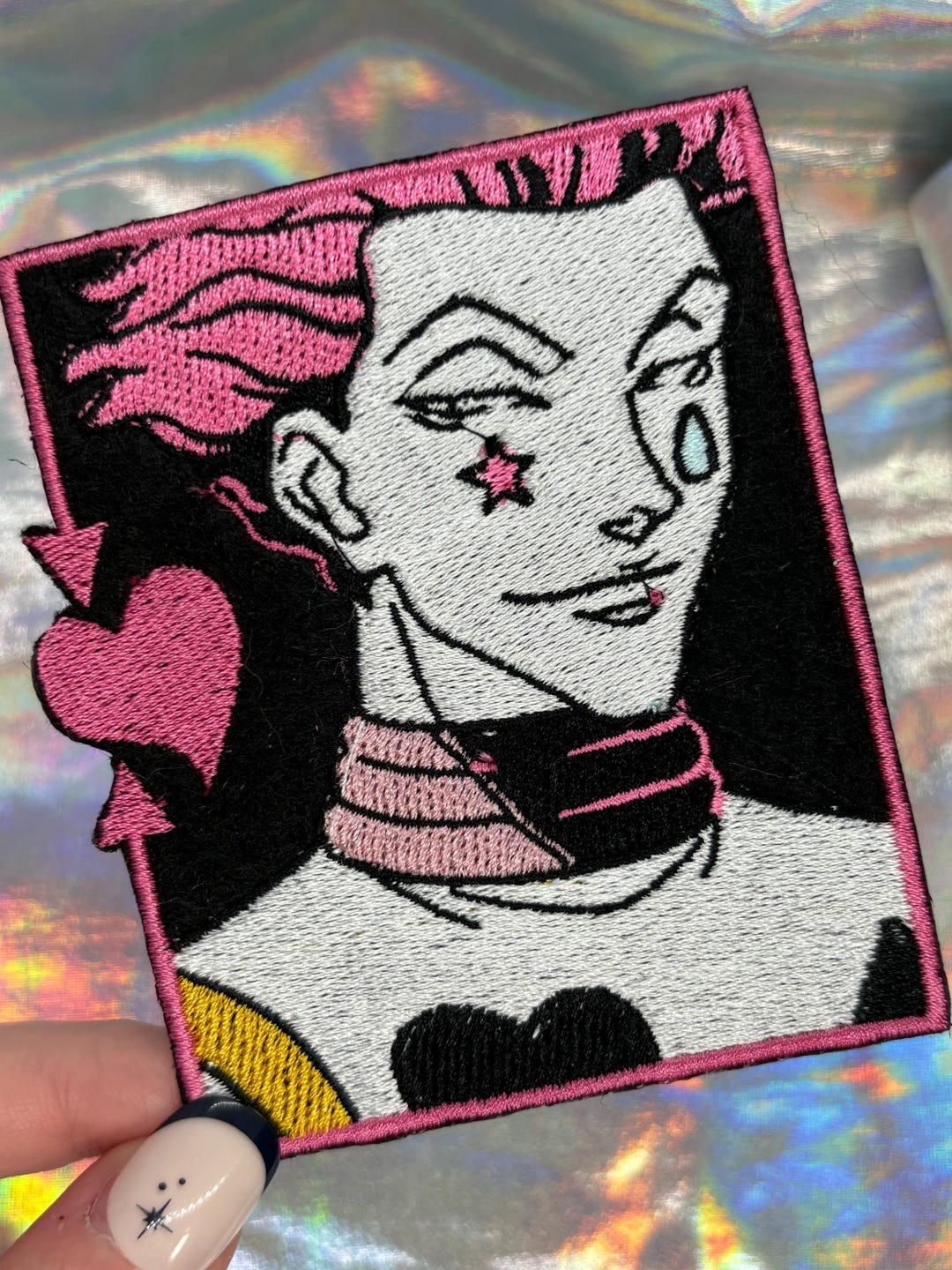 Hisoka Iron-on Patch, Hisoka Patch, Hunter X Hunter, Hxh, Anime Iron-on ...